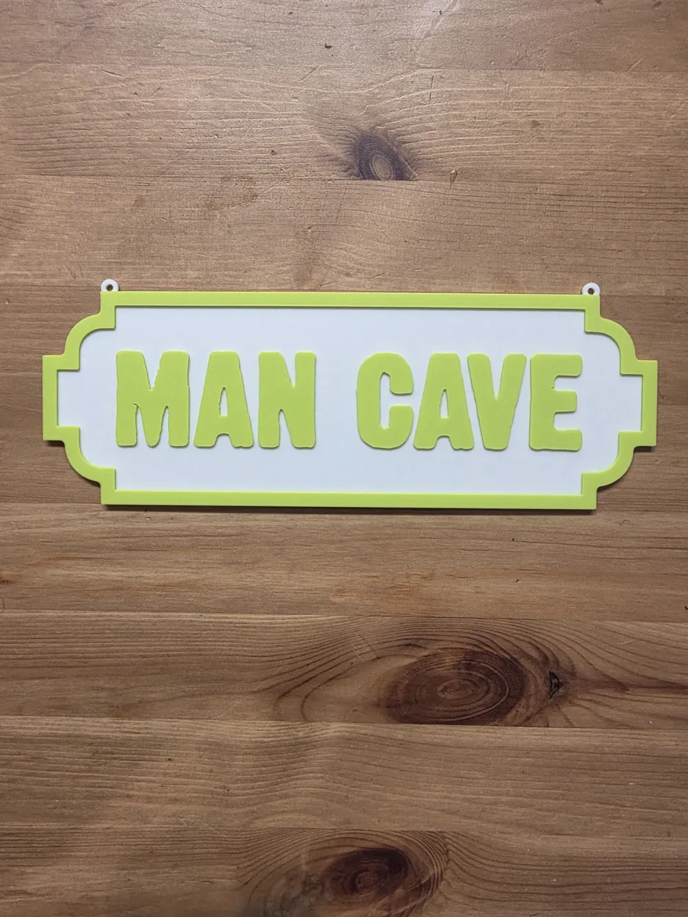 Man Cave Sign - Free 3D Print Model - MakerWorld