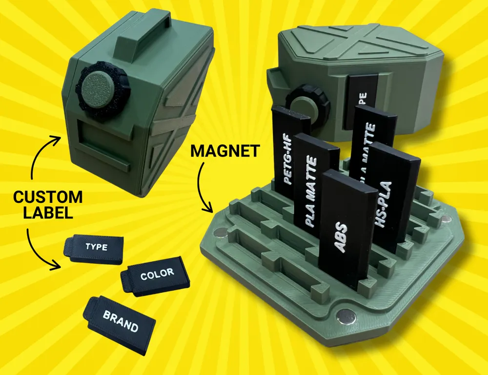 TANK Spool Box by White Ghost Shop MakerWorld: Download Free 3D Models