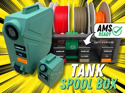 TANK Spool Box by White Ghost Shop MakerWorld: Download Free 3D Models