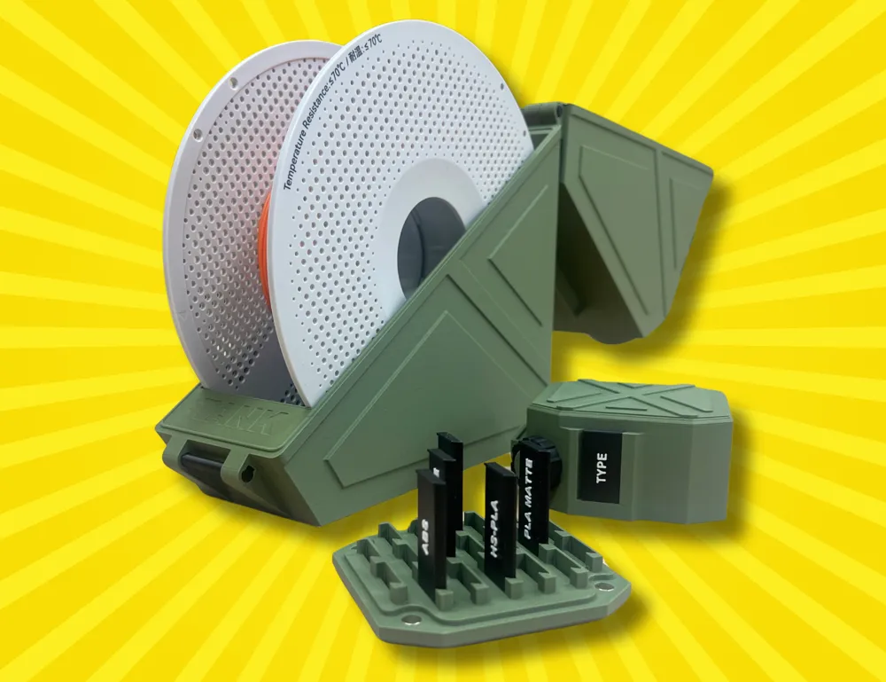 TANK Spool Box by White Ghost Shop MakerWorld: Download Free 3D Models