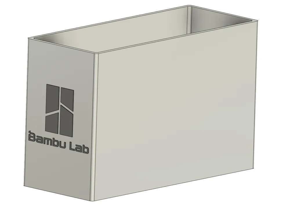 Bambu Lab Simple Rectangle Waste Bucket by Aesth3tix - MakerWorld