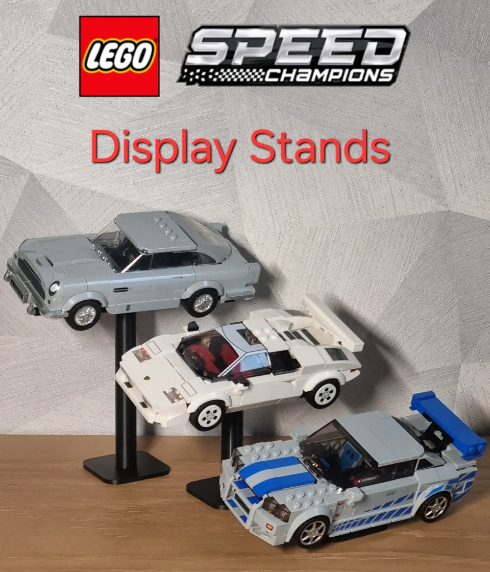 LEGOs Speed Champions Display Stands by Tech MakerWorld: Download Free ...