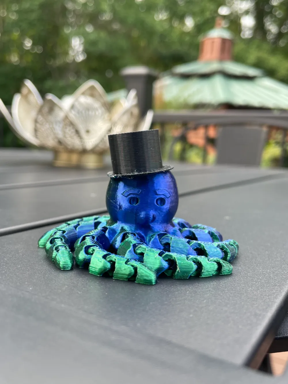 Flexi Octopus with top hat Remixed by the3dprinterman21 MakerWorld ...