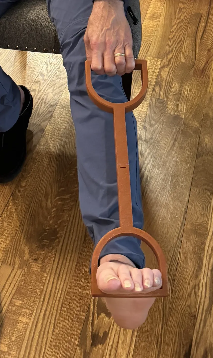 Plantar Fasciitis Double D Stirrup Stretcher by user_575759821 - MakerWorld