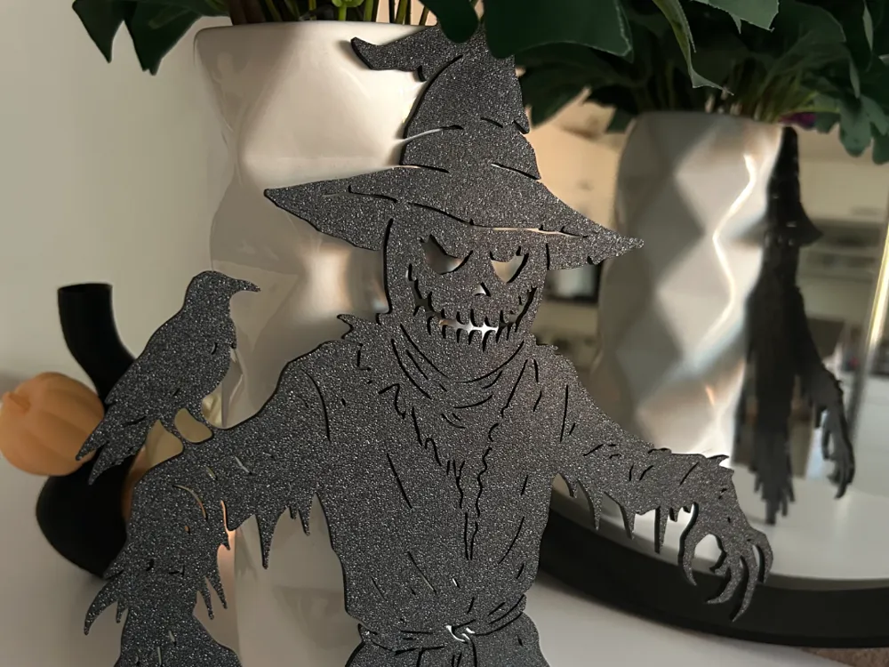 Scarecrow with Raven by HOUBARY Production MakerWorld: Download Free 3D ...