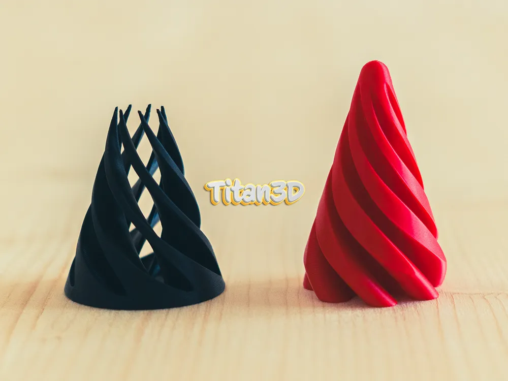 Helix Screw Fidget Cone by Titan3D MakerWorld: Download Free 3D Models