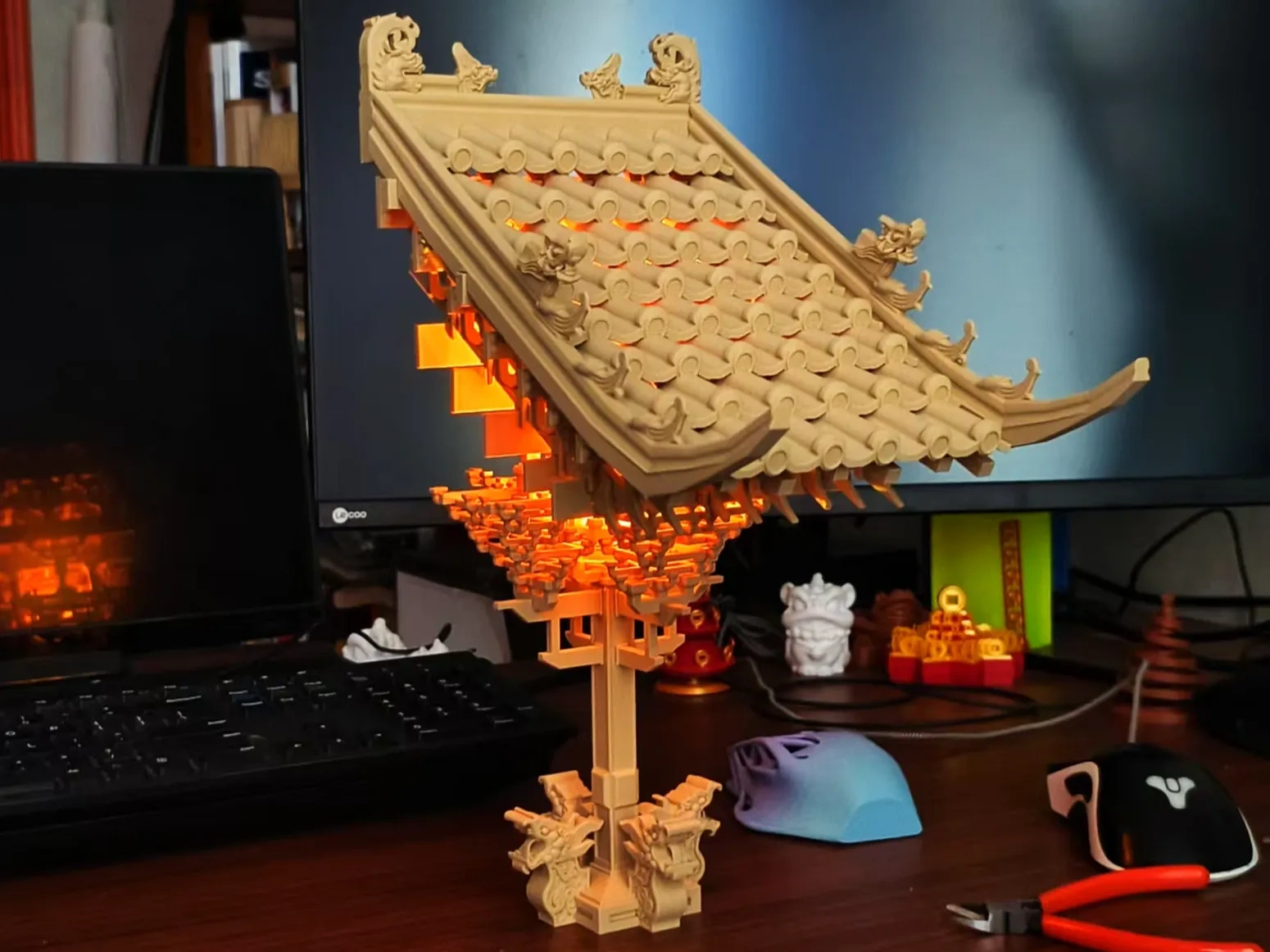 Mortise and Tenon Roof 001 by wannawow摆烂猫 - MakerWorld