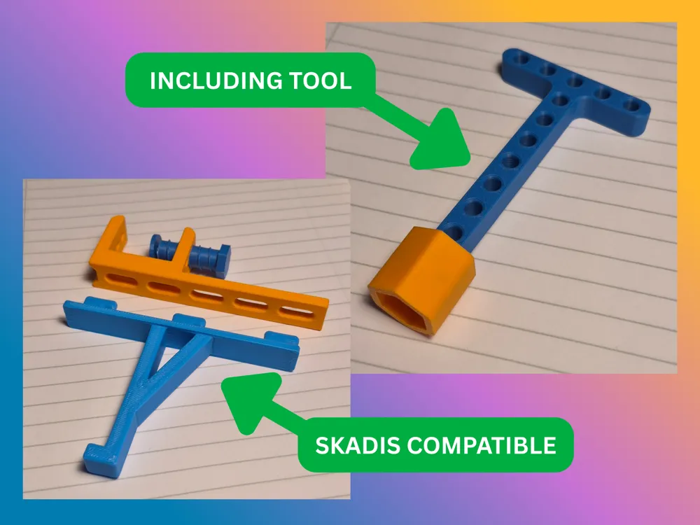 IKEA SKADIS - Shelf Clamp & Hook System - Free 3D Print Model - MakerWorld