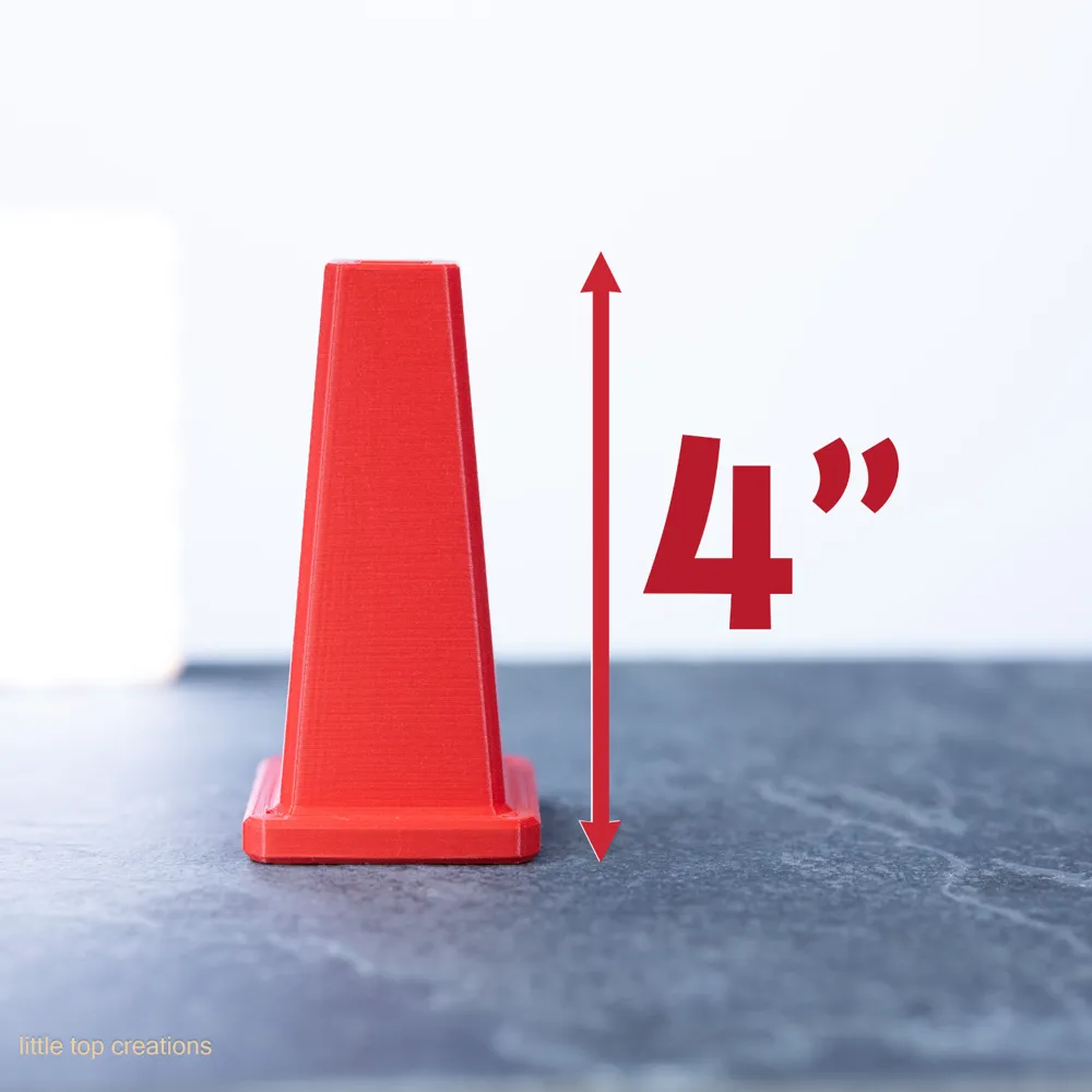 4" Tall Mini Traffic Cone - Desk Accessory by LittleTOPcreations ...