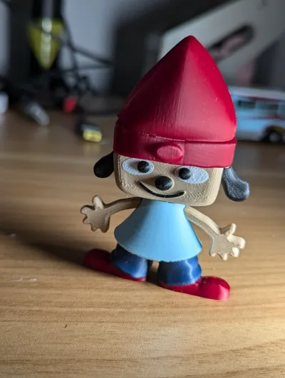PaRappa The Rapper 3D Figure (Assembly Required) by LAYRLAB MakerWorld ...