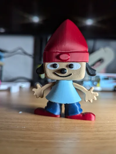 PaRappa The Rapper 3D Figure (Assembly Required) by LAYRLAB MakerWorld ...