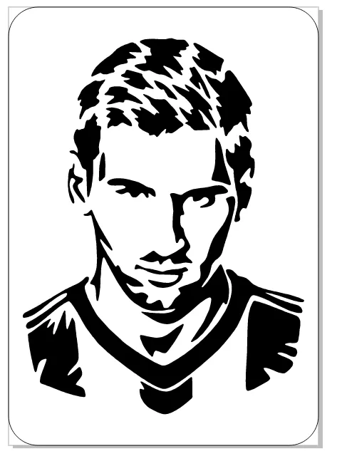 Lionel Messi - Template Stencil for draw and paint by ideat0m - MakerWorld