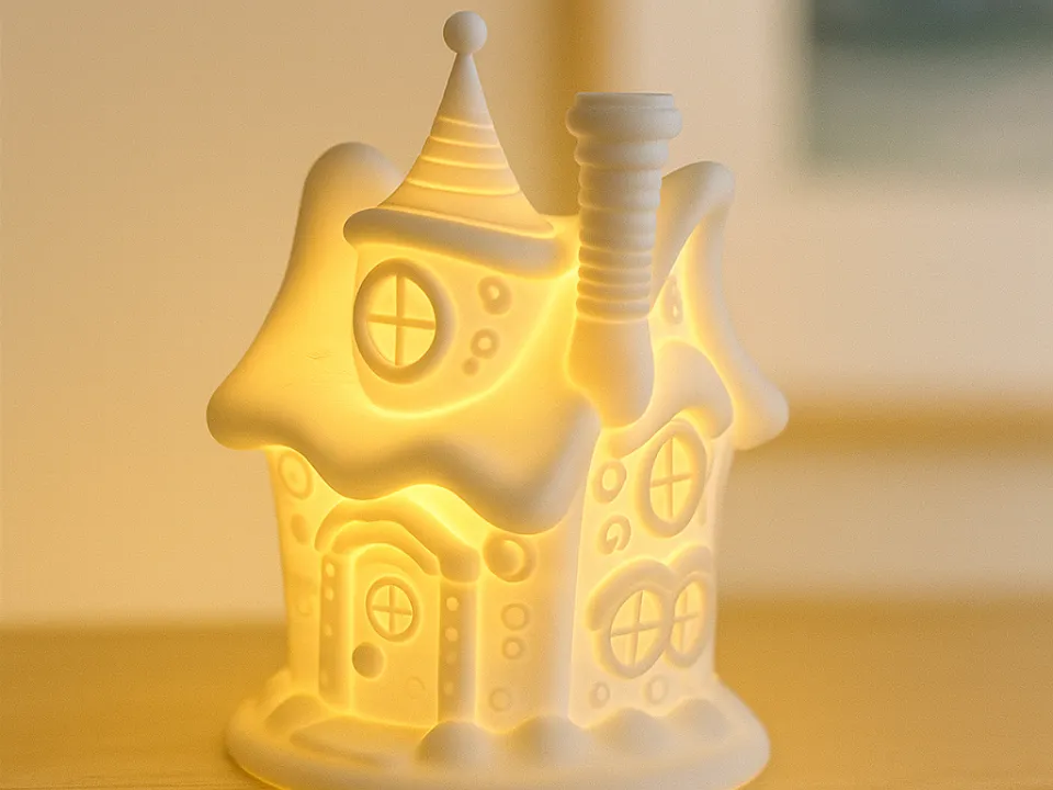 Magic of Lights in a Winter Wonderland Cottage KC008 by Go3D MakerWorld ...