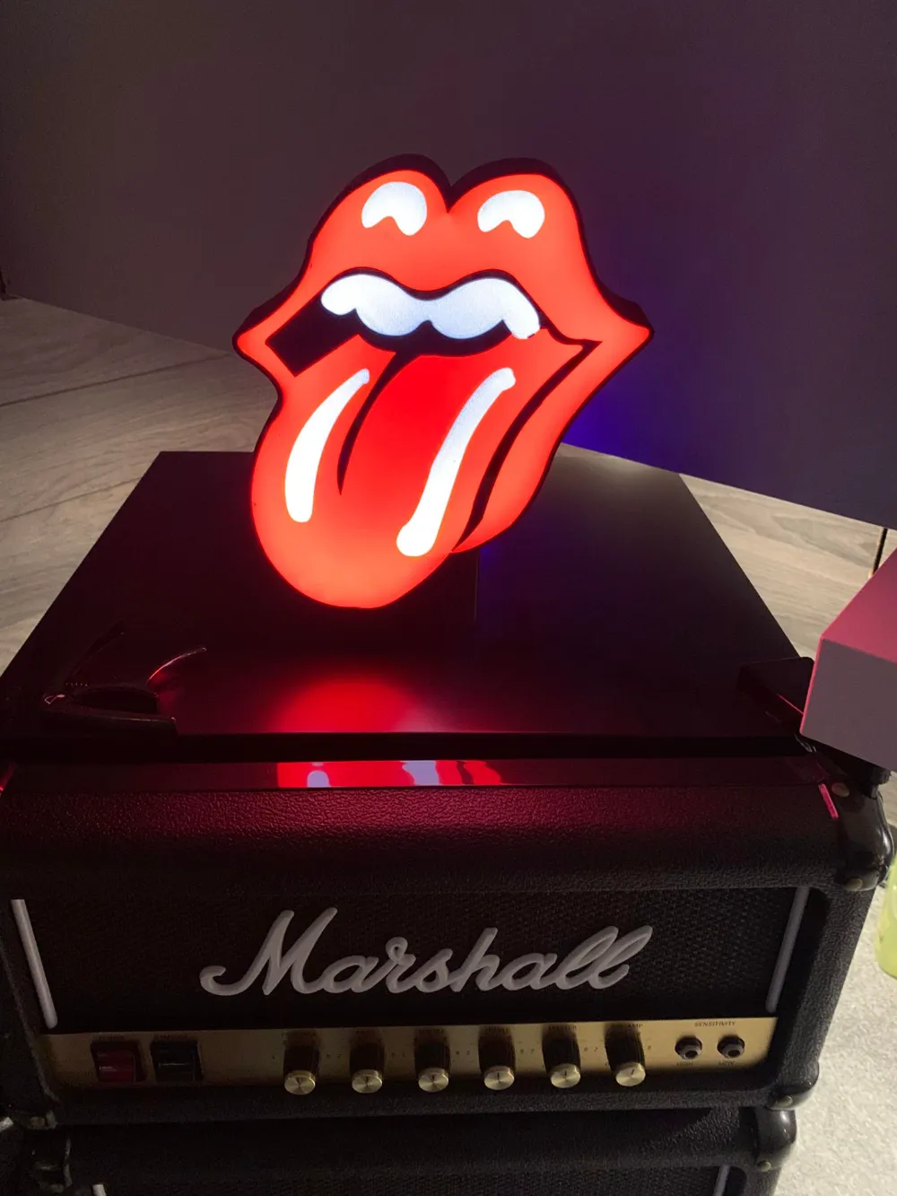 Rolling Stones LED Illuminated Sign by Jack3D - MakerWorld