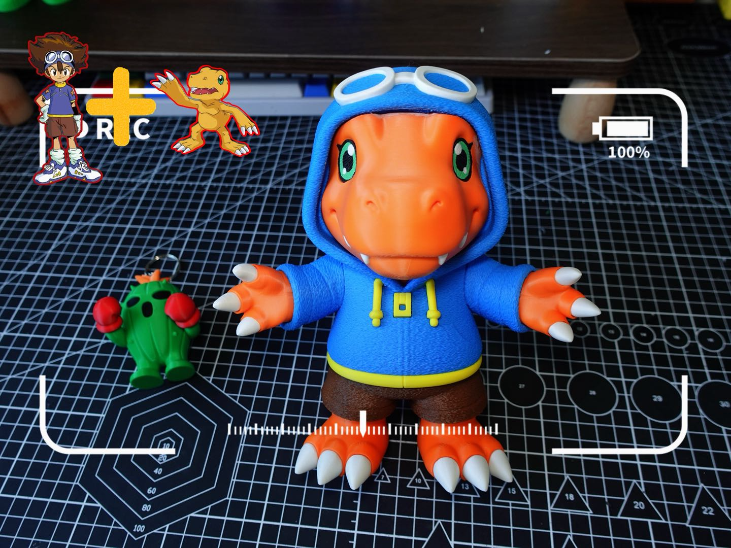 数码宝贝—亚古兽（可组装）Agumon Digimon 来自 手残的Leo MakerWorld：免费下载 3D 模型
