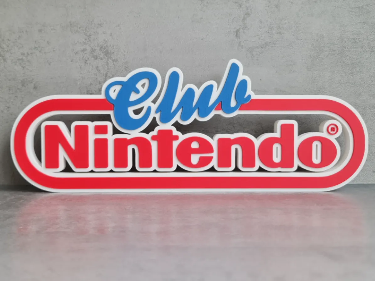 Logotipo / Cartel de Club Nintendo - Modelo de impresión 3D gratuito ...