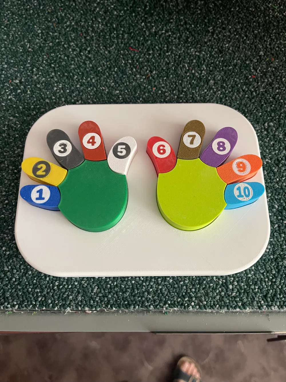 AMS - Hand and Numbers insert puzzle for kids - AMS Remixed by intommy ...