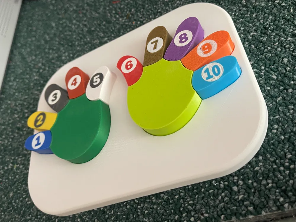 AMS - Hand and Numbers insert puzzle for kids - AMS Remixed by intommy ...