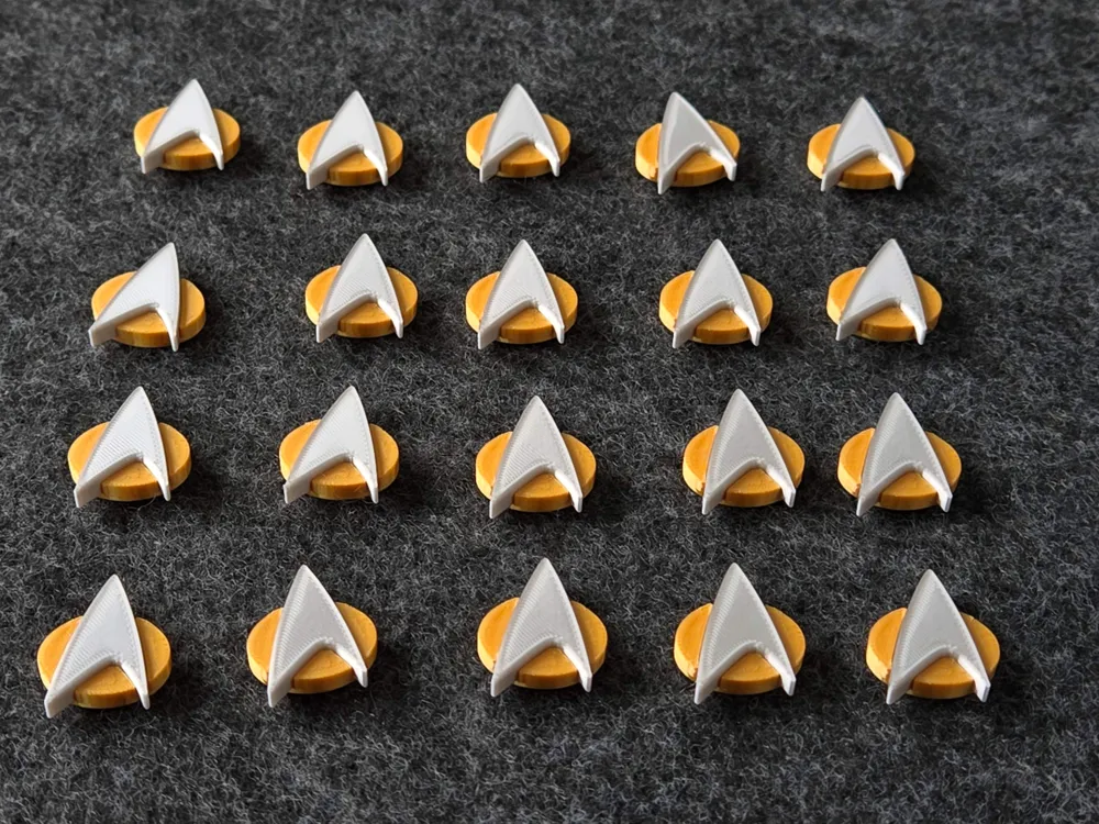 Star Trek: Captain's Chair - Badge Exhaust Tokens by BoardGameMeta ...