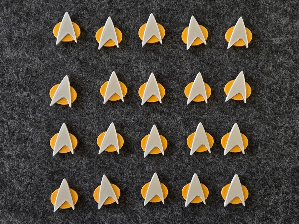 Star Trek: Captain's Chair - Badge Exhaust Tokens by BoardGameMeta ...