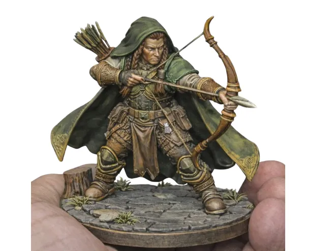 Dwarf Female Ranger Miniature - Free 3D Print Model - MakerWorld