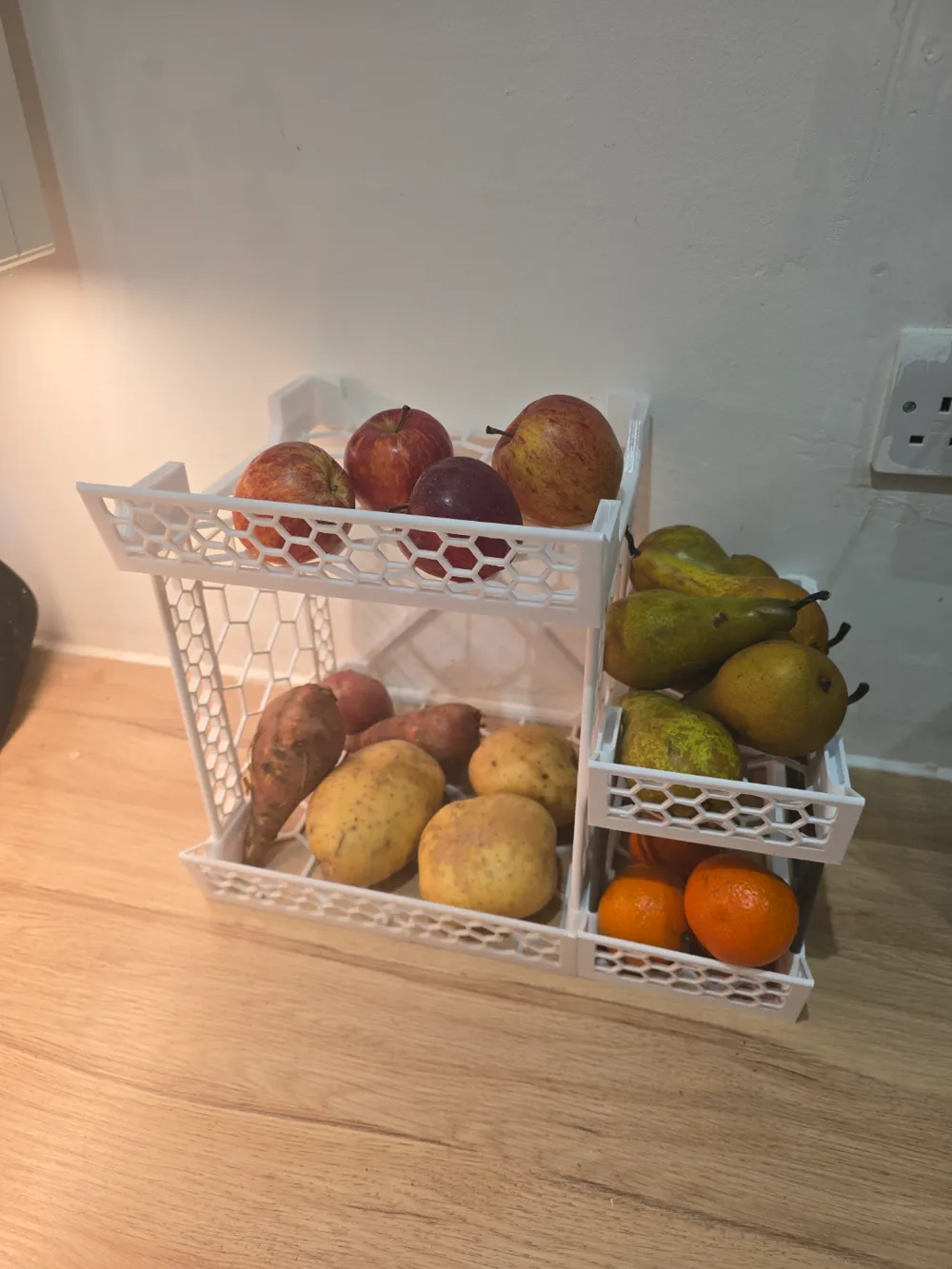 Modular Vegetable & Fruit Organiser - Free 3D Print Model - MakerWorld