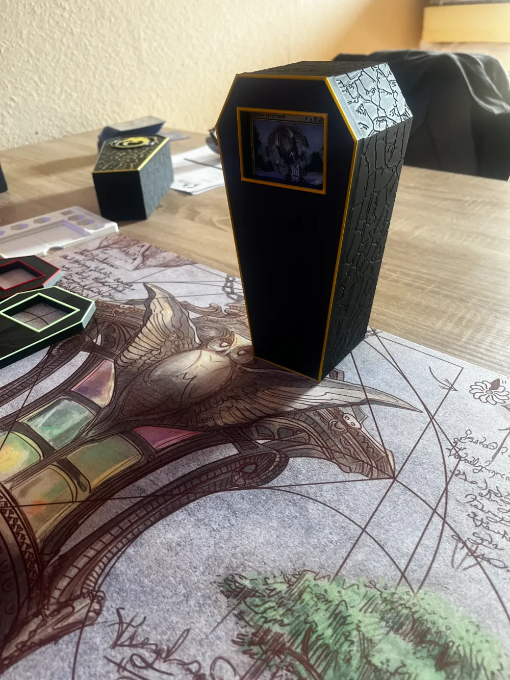 commander coffin deckbox with commander slot by major991 - MakerWorld