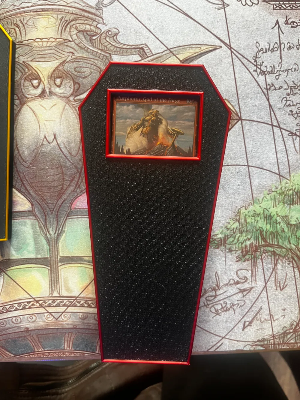 commander coffin deckbox with commander slot by major991 - MakerWorld