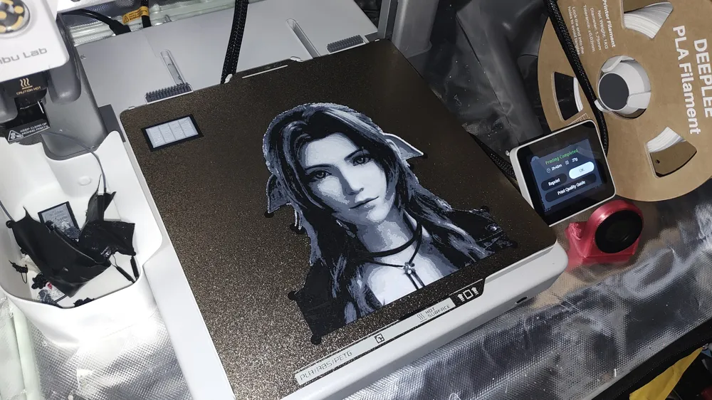 FF7 Aerith Hueforge portrait by Th3WaRRiorv2 MakerWorld: Download Free ...