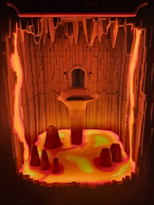 Lord of the Rings Mount Doom Book Nook by Ryschweitzer MakerWorld ...