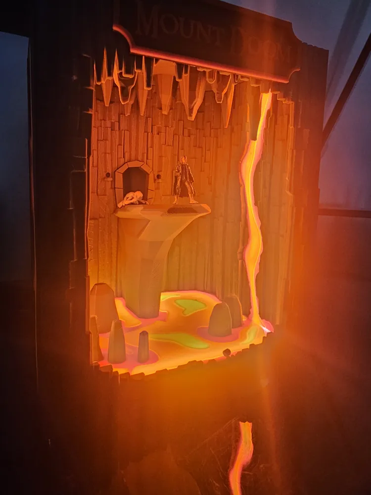 Lord of the Rings Mount Doom Book Nook by Ryschweitzer MakerWorld ...