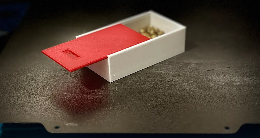 Box with sliding lid organizer DIY by 3DJOKE - MakerWorld