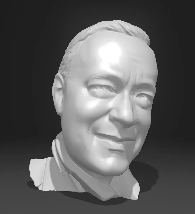 Tom Hanks Bust by Polymer Clay Cutter Dog - MakerWorld