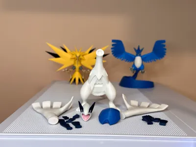 Lugia (Pokemon) Multiparts 130mm Tall by LCFigure MakerWorld: Download ...