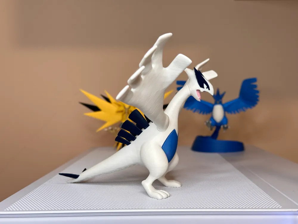 Lugia (Pokemon) Multiparts 130mm Tall - Free 3D Print Model - MakerWorld
