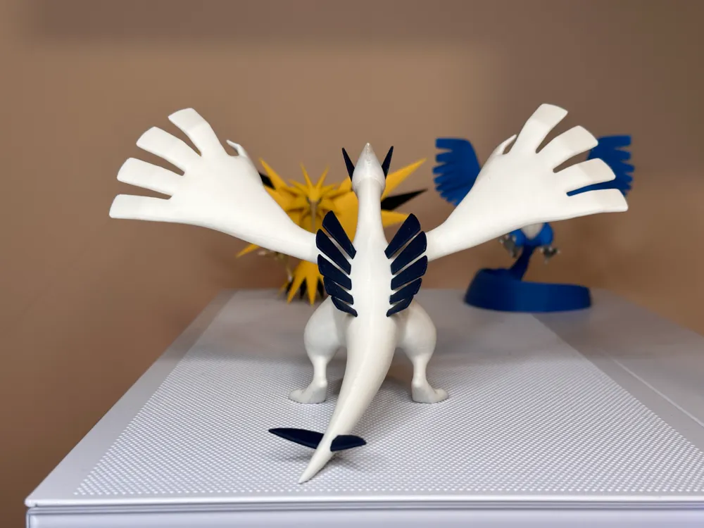 Lugia (Pokemon) Multiparts 130mm Tall - Free 3D Print Model - MakerWorld