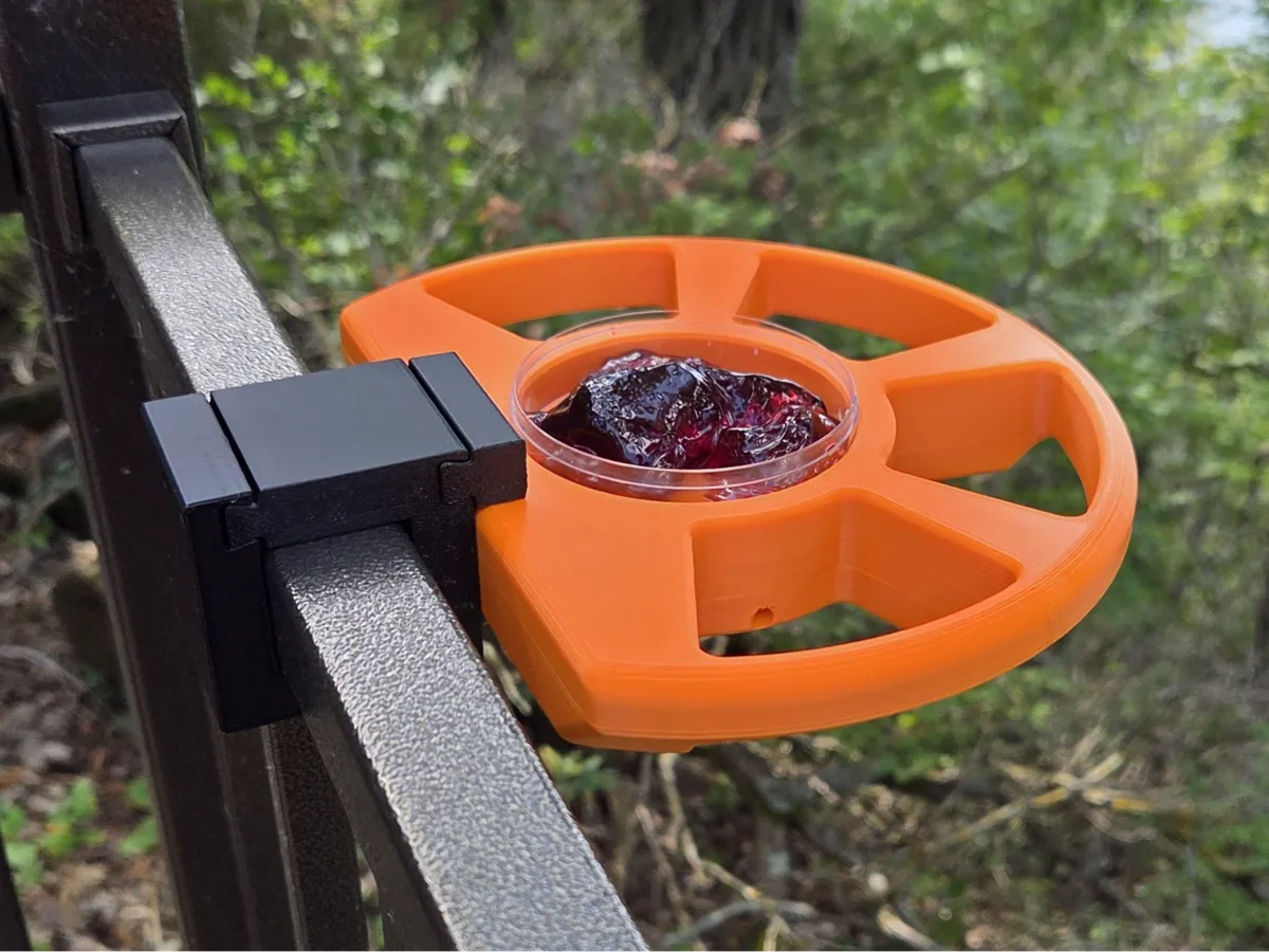 Oriole Bird Feeder Free 3d Print Model Makerworld