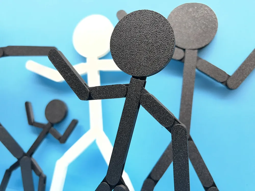 Stick Man – Articulated Fun Figure - Free 3D Print Model - MakerWorld
