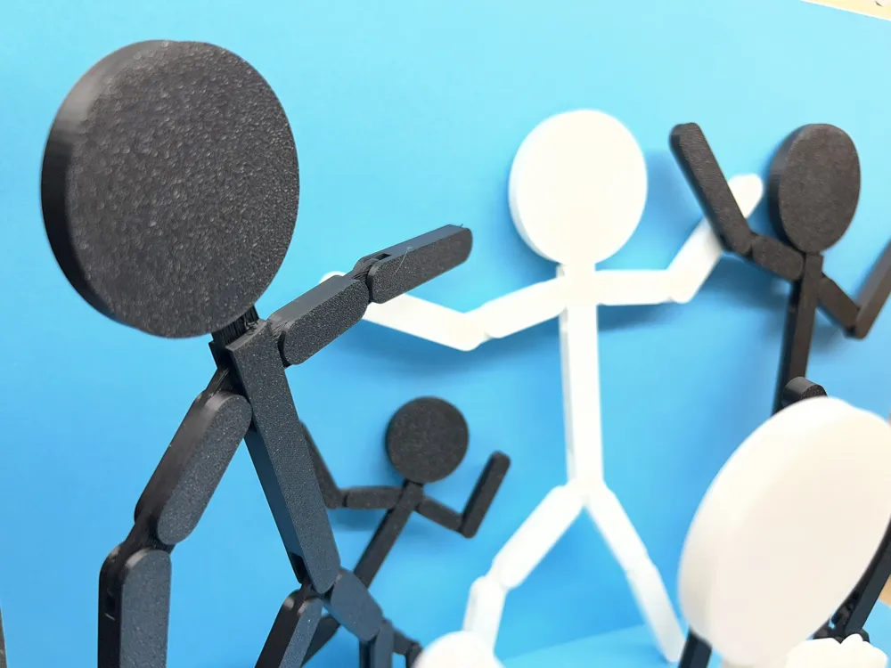 Stick Man – Articulated Fun Figure - Free 3D Print Model - MakerWorld