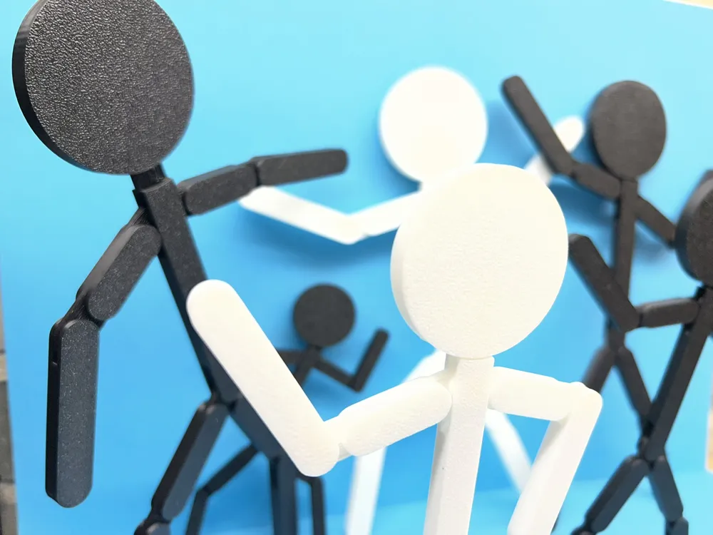 Stick Man – Articulated Fun Figure - Free 3D Print Model - MakerWorld