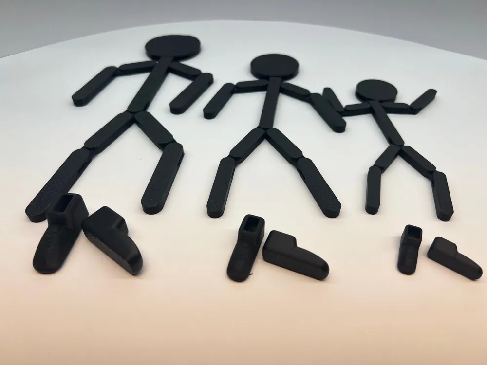 Stick Man – Articulated Fun Figure - Free 3D Print Model - MakerWorld