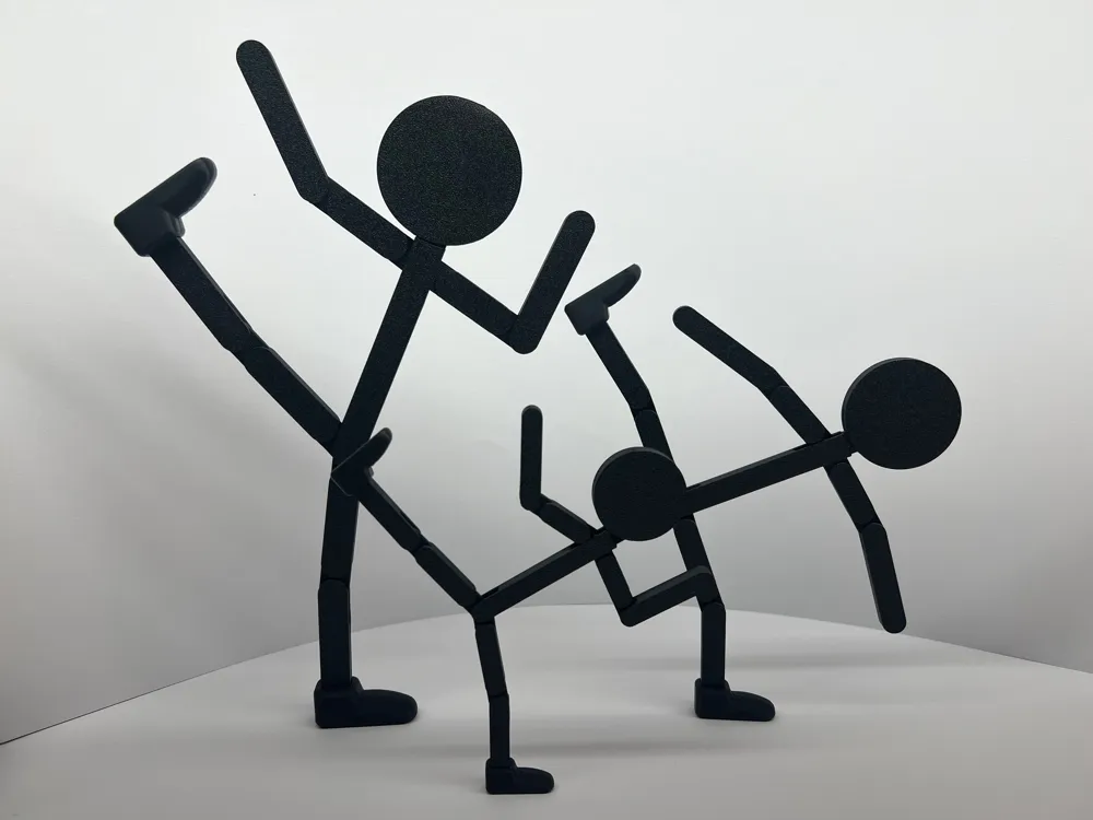 Stick Man – Articulated Fun Figure - Free 3D Print Model - MakerWorld