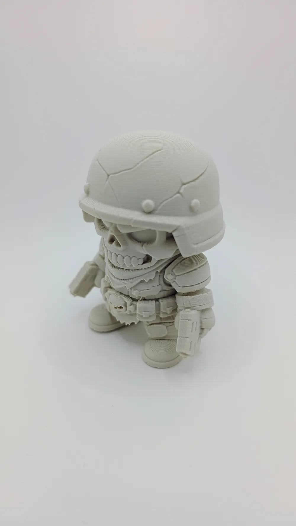Skelett Kommando Figur im Chibi Style – Kostenloses 3D-Druckmodell ...
