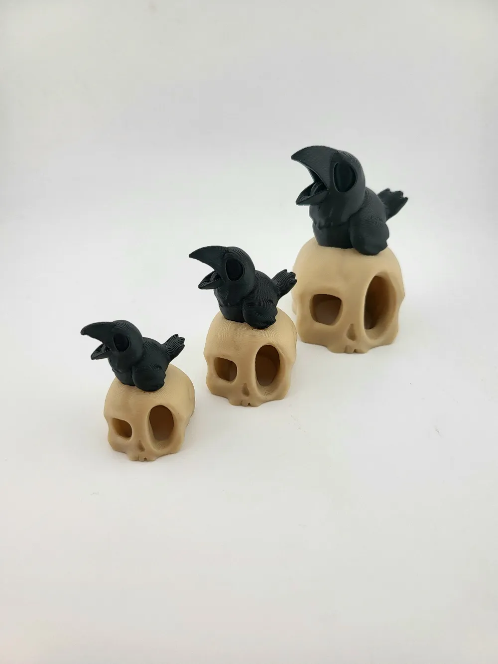kawaii skull crow sweet cute - Free 3D Print Model - MakerWorld