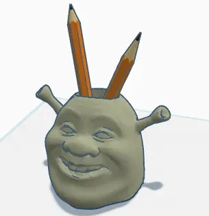 Shrek Pencil Holder by Cj MakerWorld: Download Free 3D Models