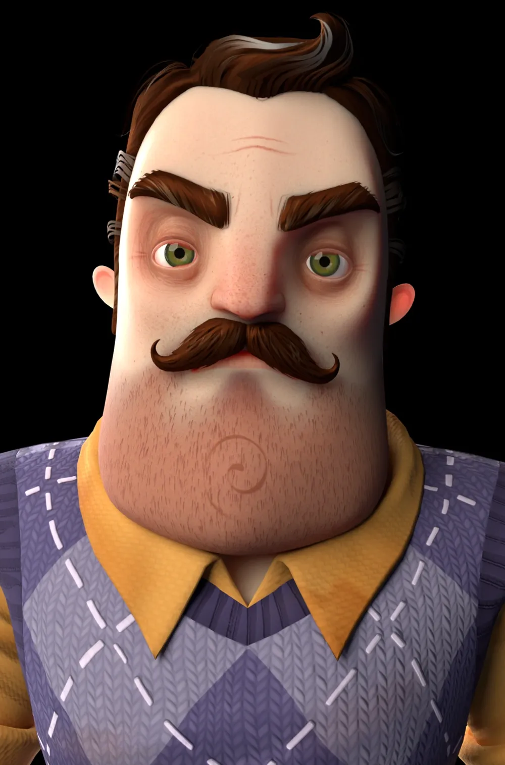 Theodore Masters Peterson Maske aus Hello Neighbor - Free 3D Print ...
