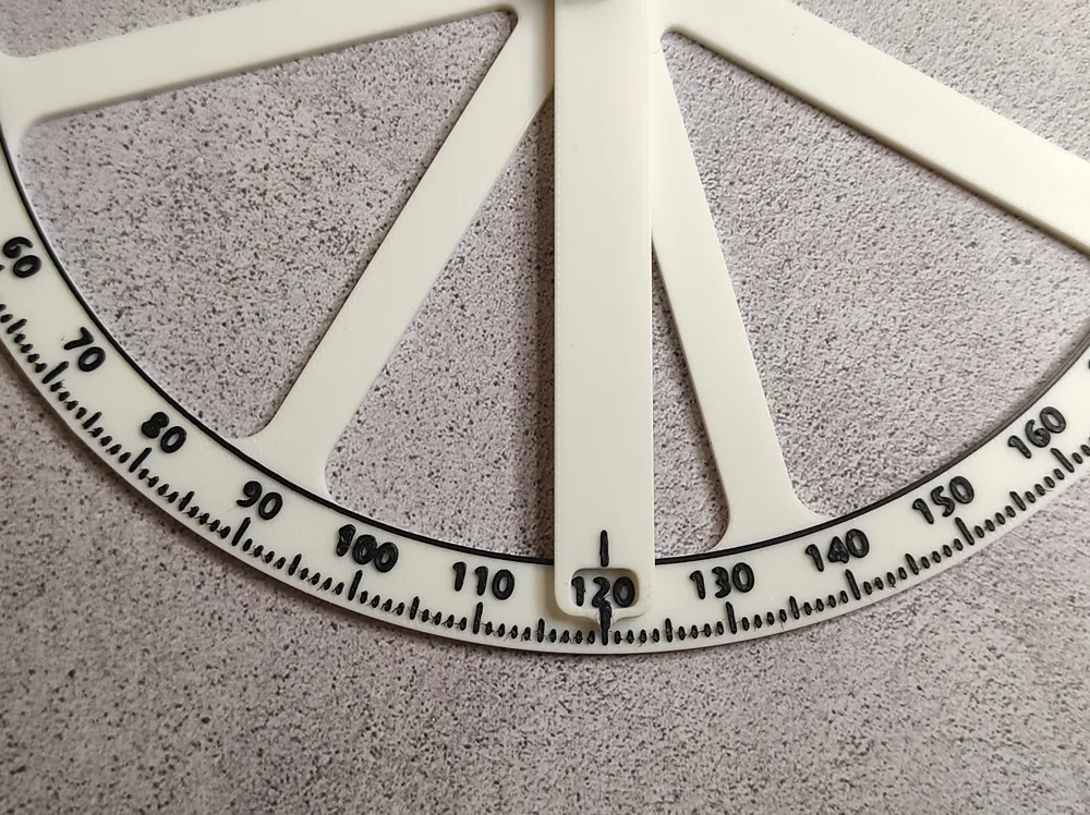 Large Protractor - Free 3D Print Model - MakerWorld