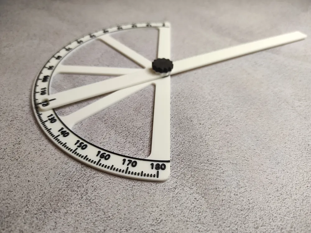 Large Protractor - Free 3D Print Model - MakerWorld