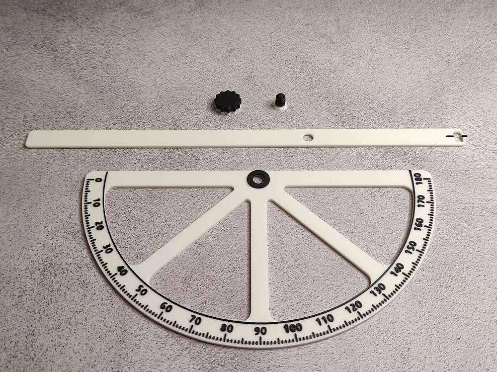 Large Protractor - Free 3D Print Model - MakerWorld