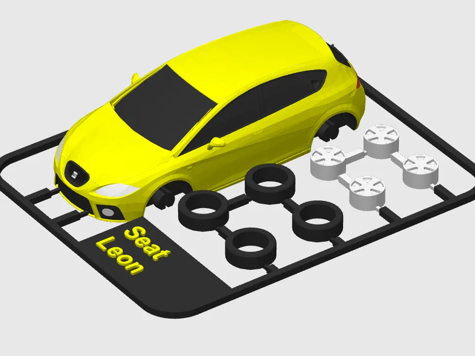 Seat Leon Cupra Kit Card Remixed by Jerryie - MakerWorld